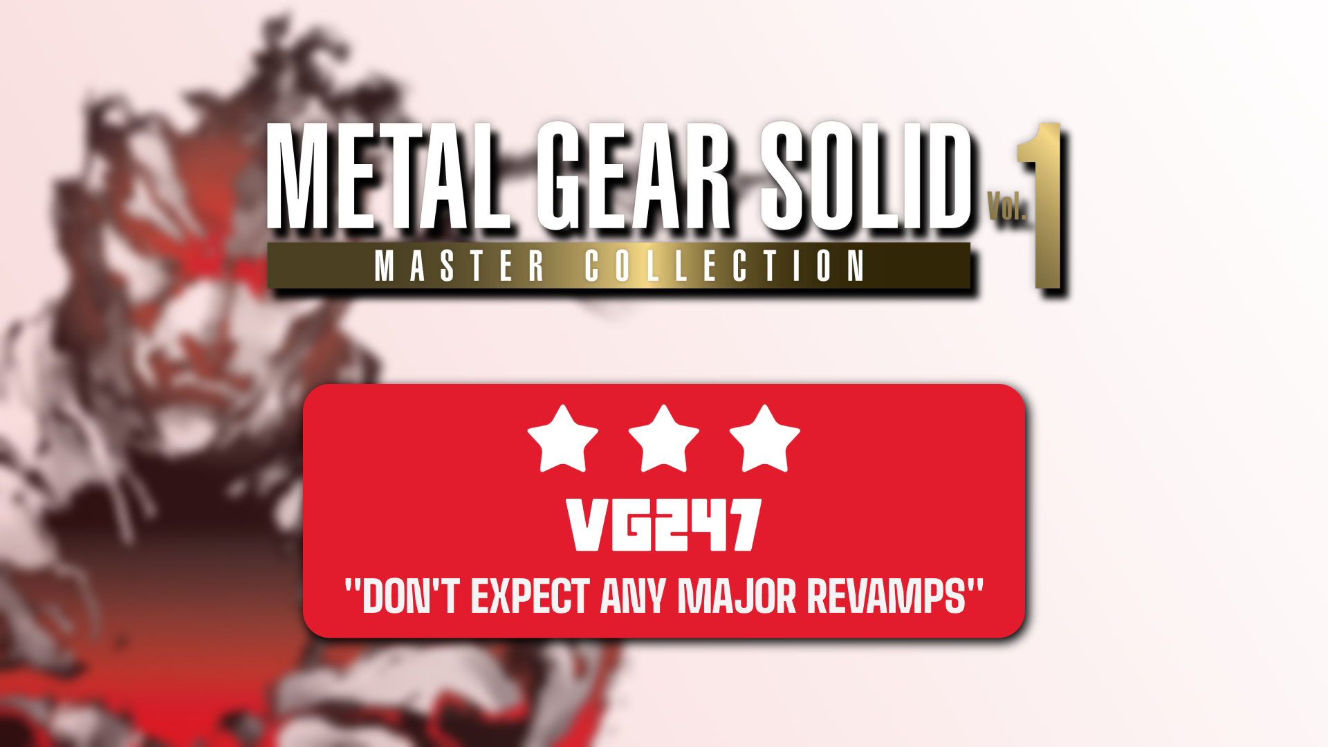 Metal Gear Solid 3 remake is real, called MGS Delta: Snake Eater, and ...